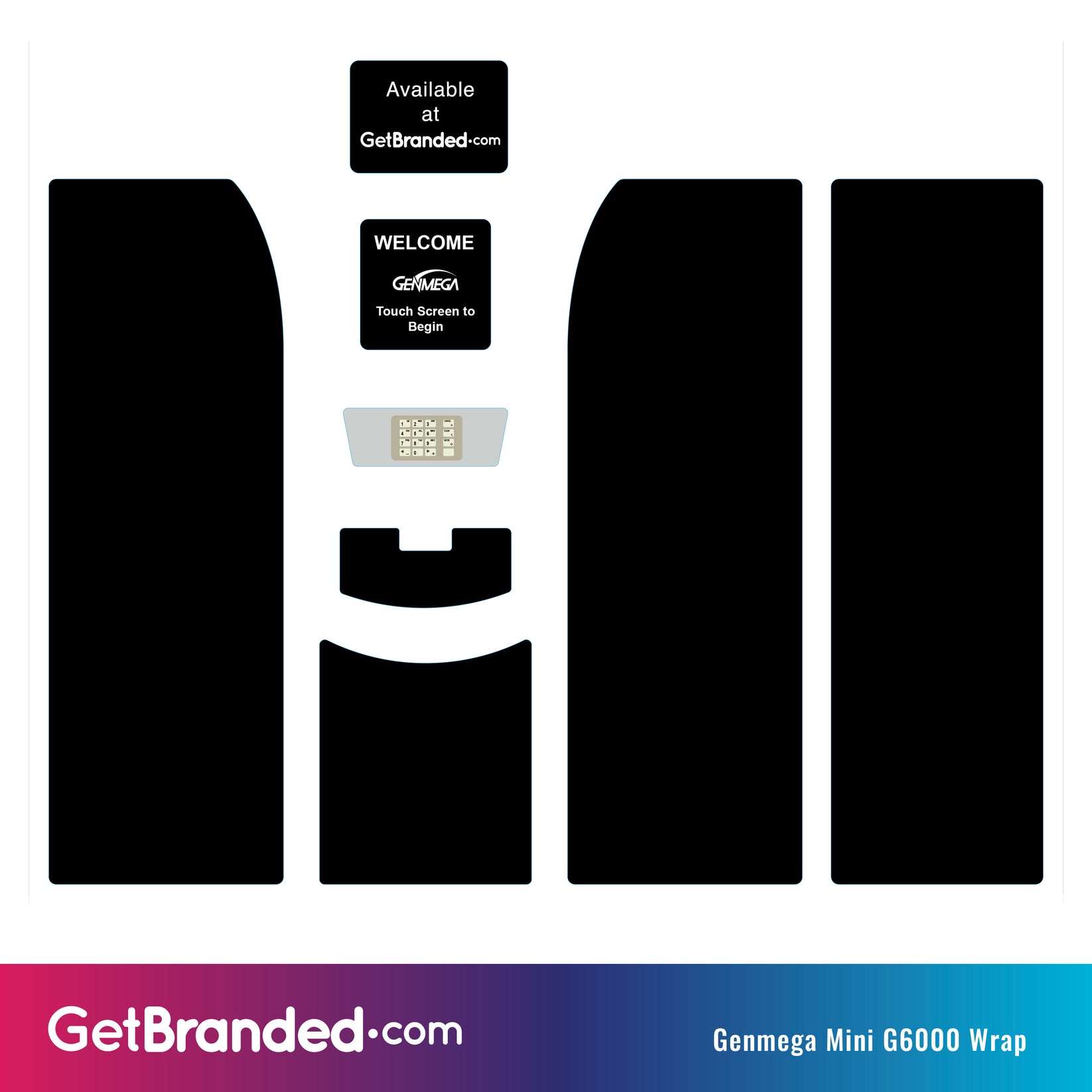 Mini Genmega G6000 Toy Bank Wrap – GetBranded.com