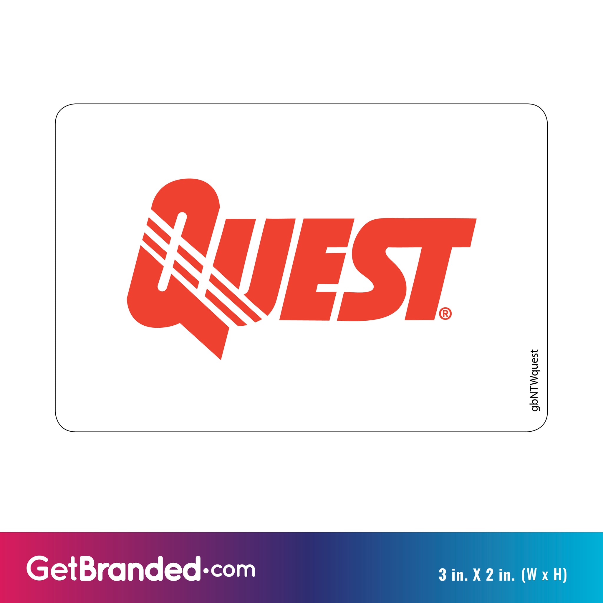 Quest Network Decal | GetBranded.com