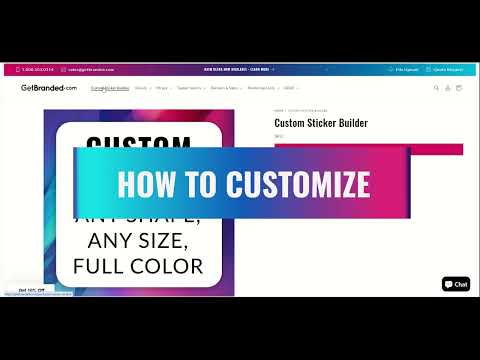 Custom Sticker Builder – GetBranded.com