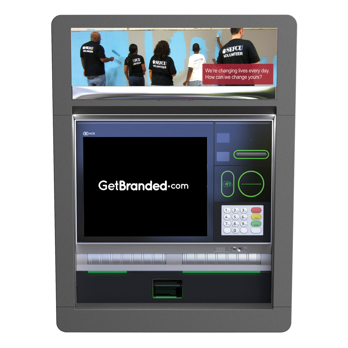 NCR SS84 (6684) ATM/ITM Advertising Window – GetBranded.com