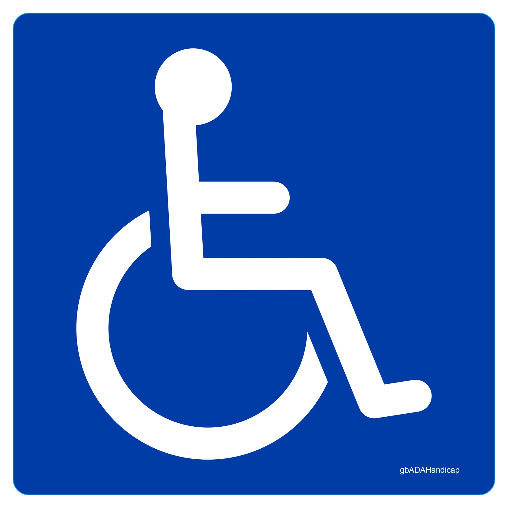 ADA Wheelchair Decal | GetBranded.com