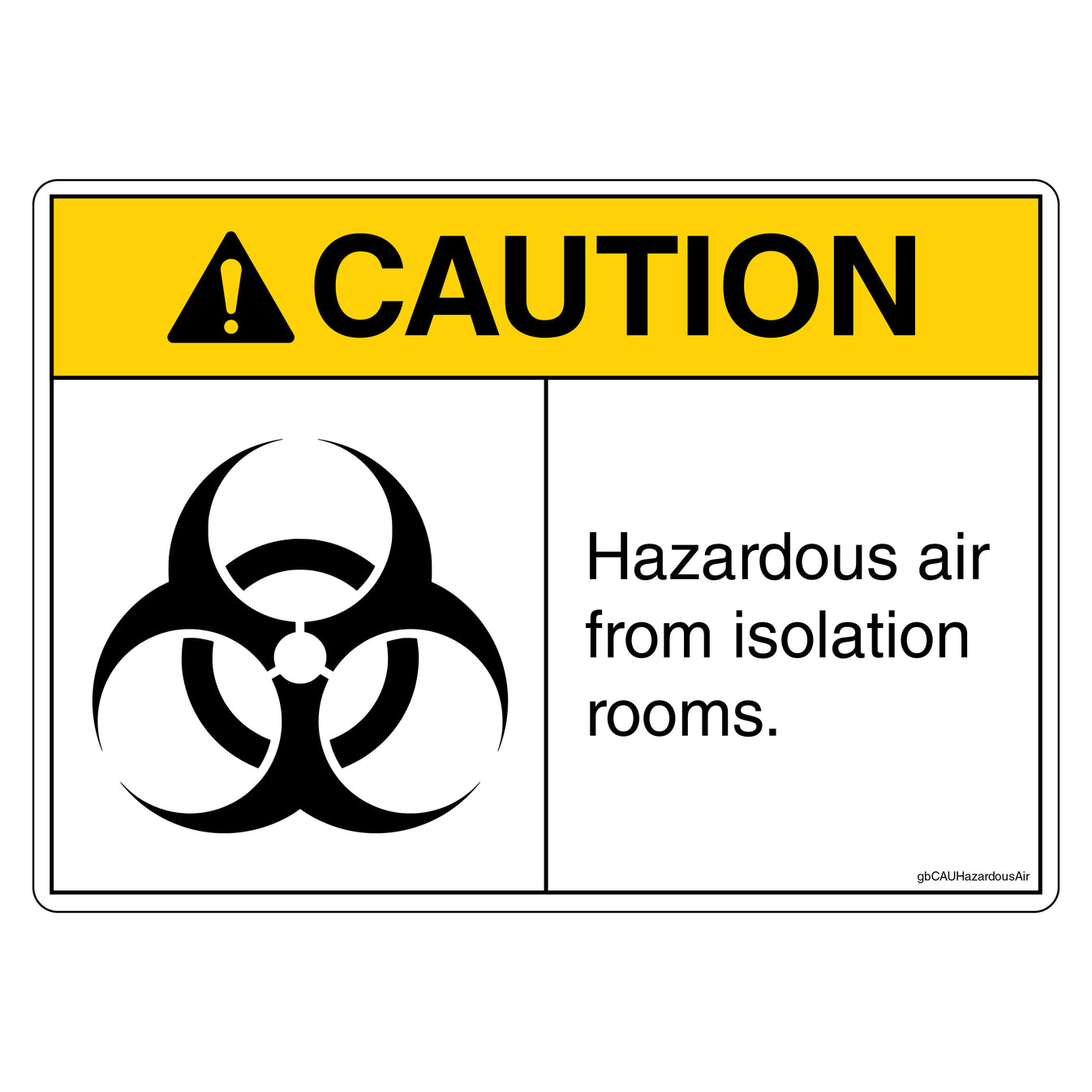 Hazardous Air Decal | GetBranded.com