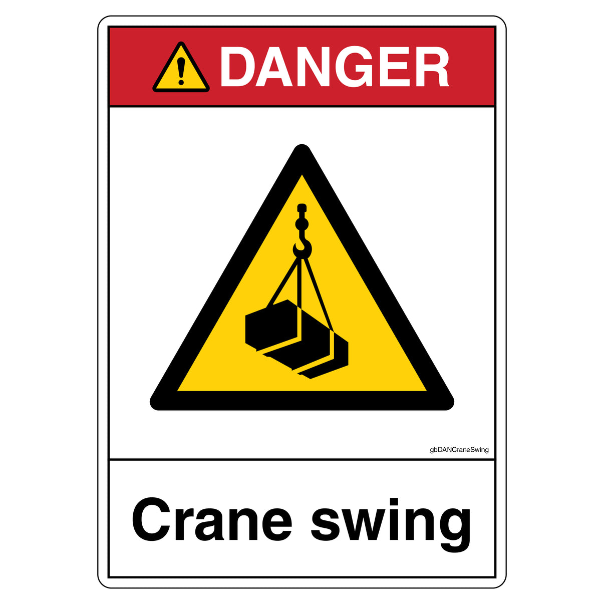 Crane Swing Decal | GetBranded.com