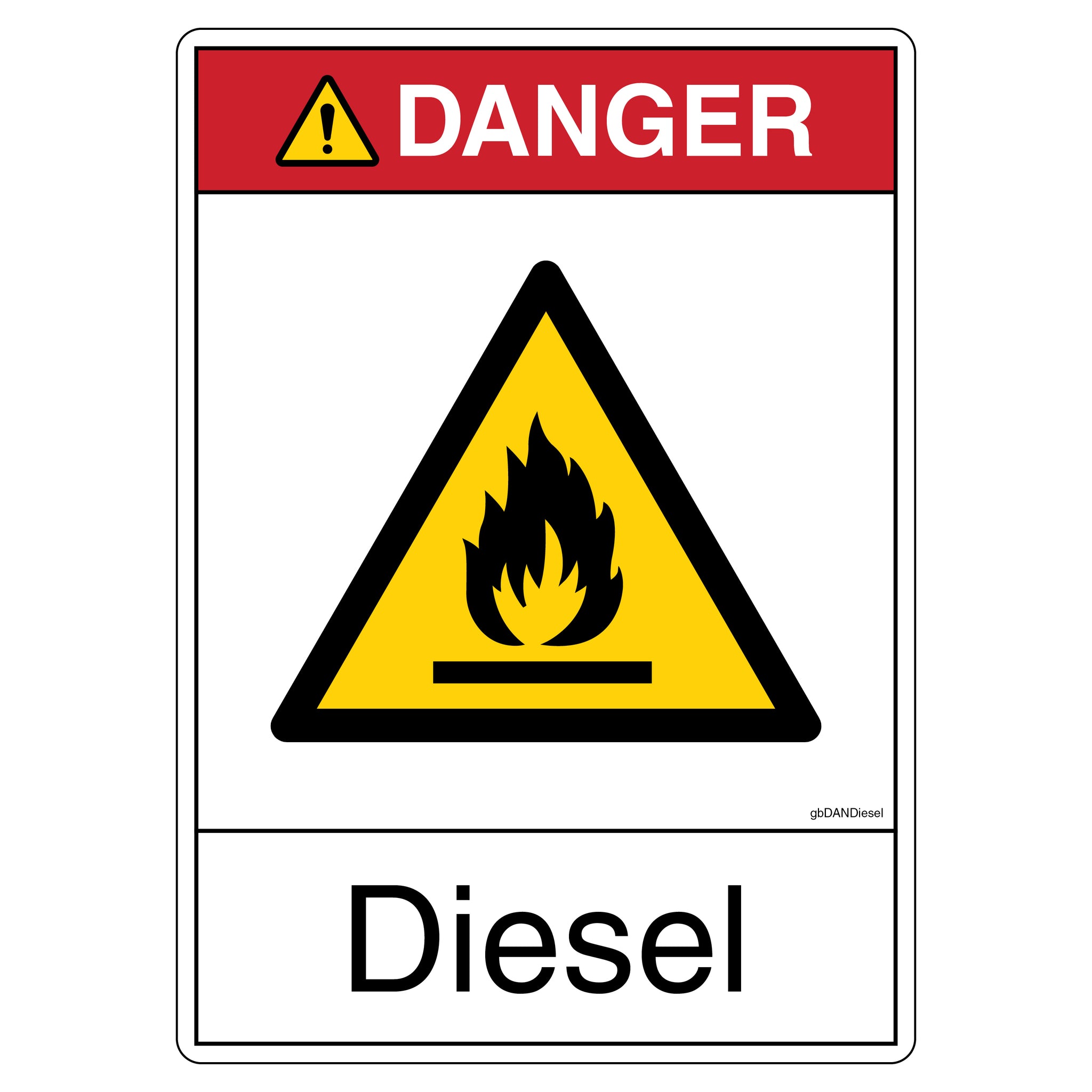 Danger Diesel Decal | GetBranded.com