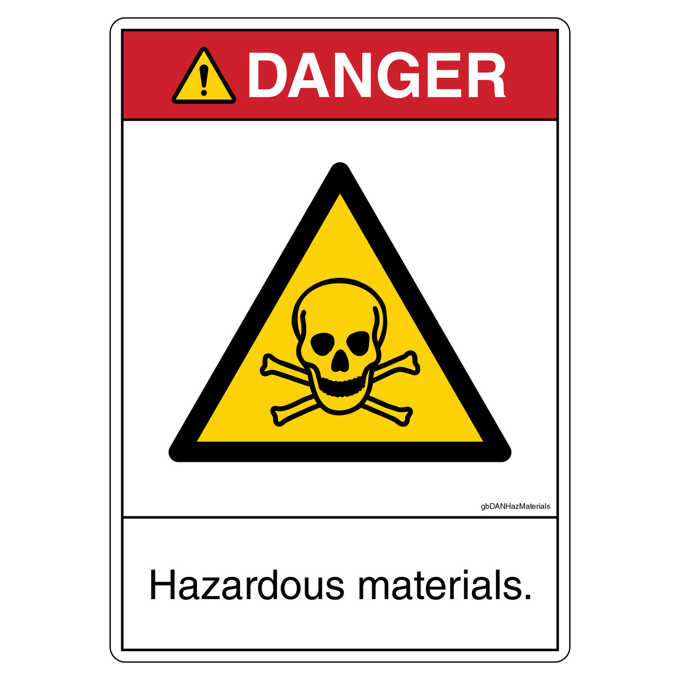 Hazardous Materials Decal | GetBranded.com