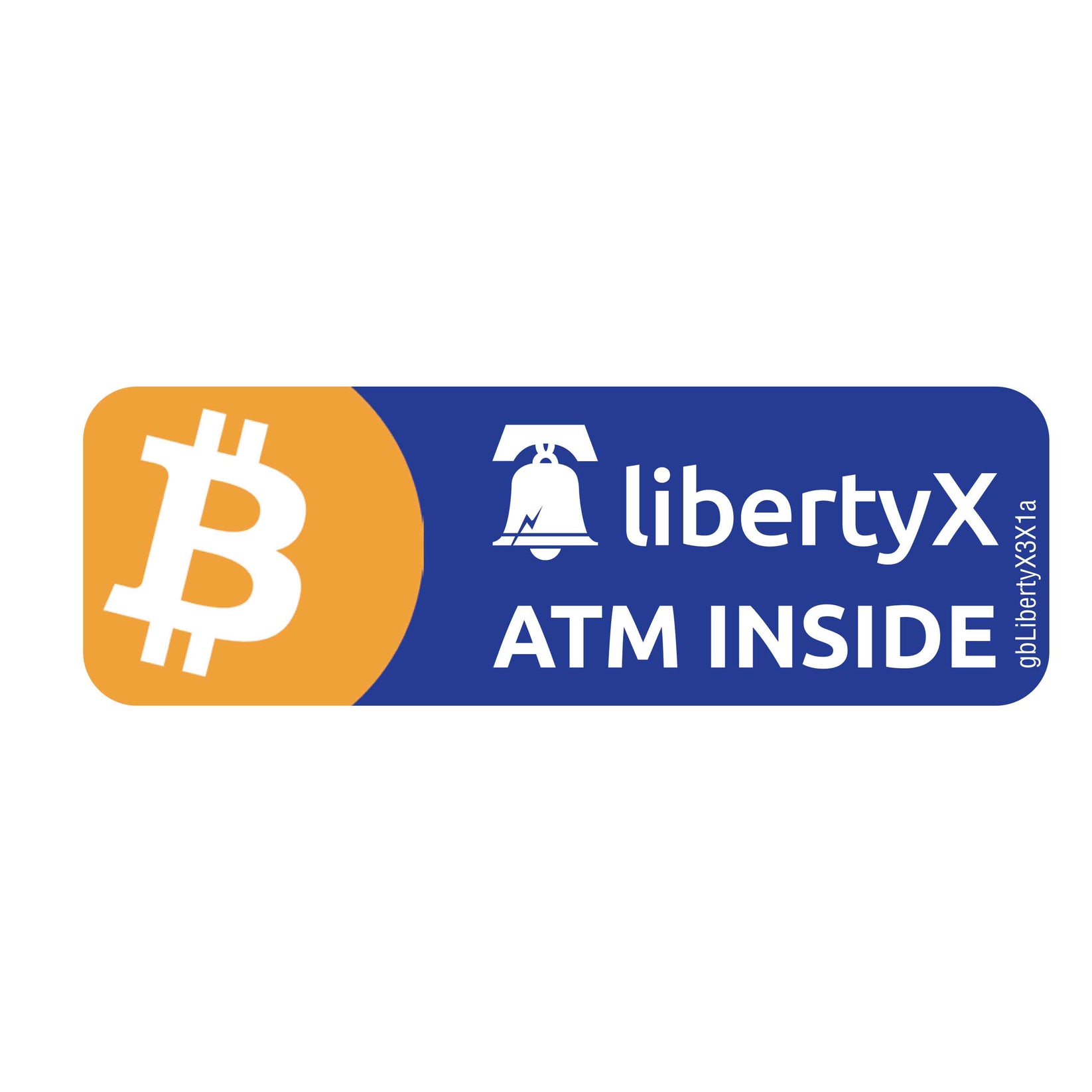 LibertyX ATM Inside Decal | GetBranded.com