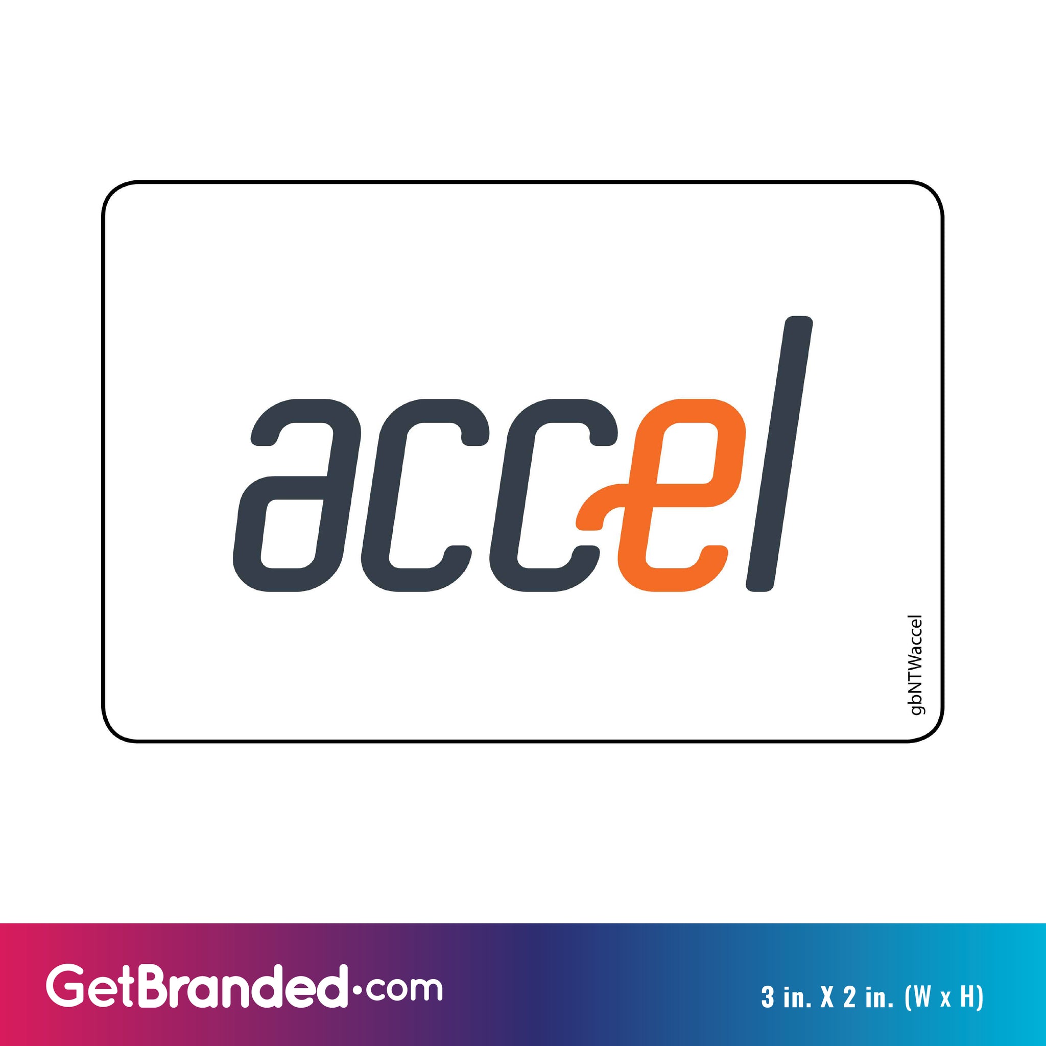 Accel Network Decal | GetBranded.com
