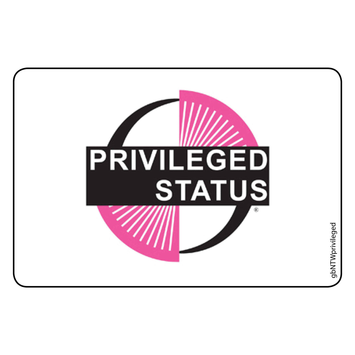Privileged Status Network Decal | GetBranded.com