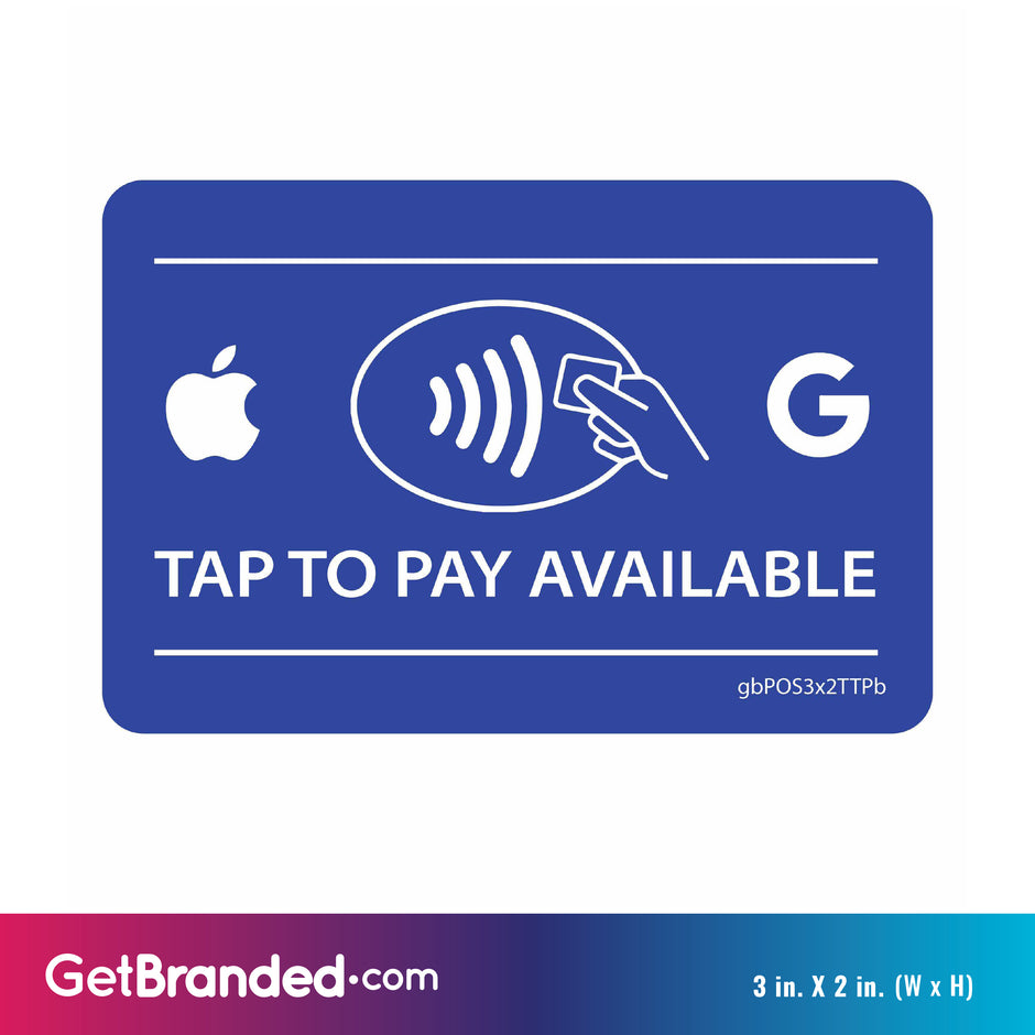 Contactless Payments Decals – GetBranded.com